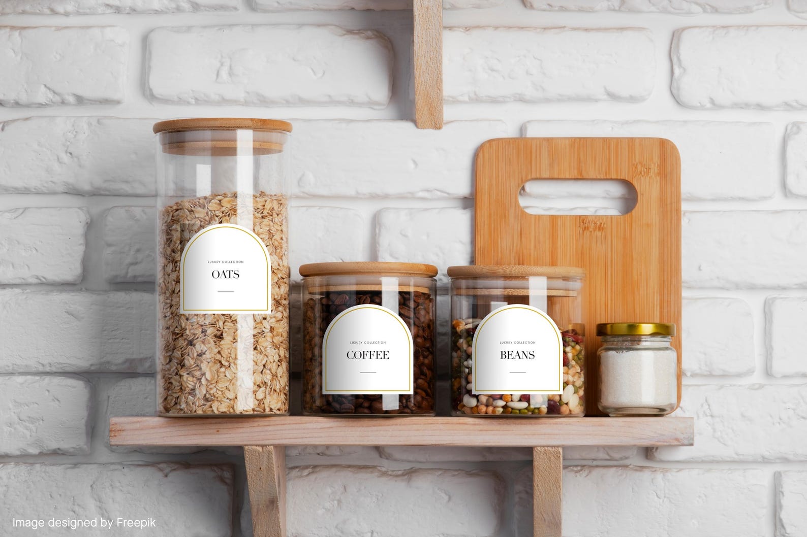 Pantry Labels | Farmhouse Pantry | Custom Kitchen Organization Stickers ...