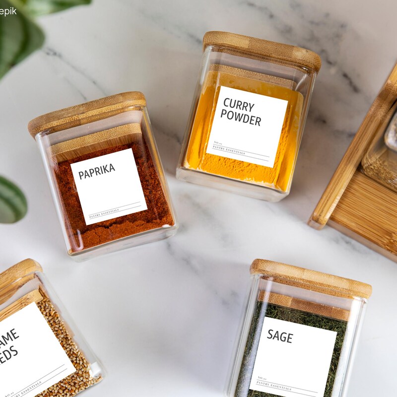 Kitchen Labels Stickers - Etsy