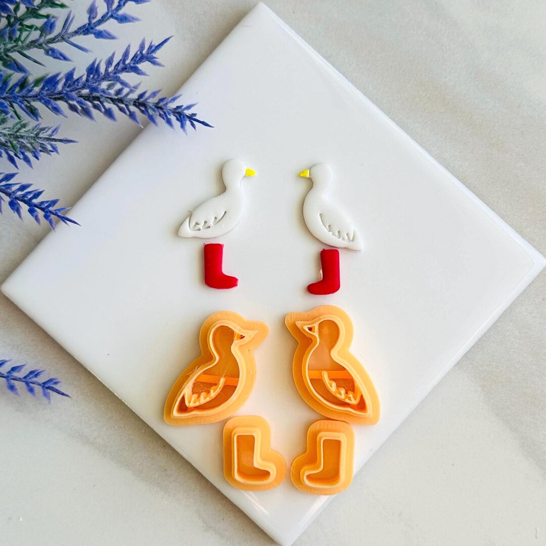 Goose With Boots Clay Cutter | Animal Clay Cutter Cutters Polymer Clay ...