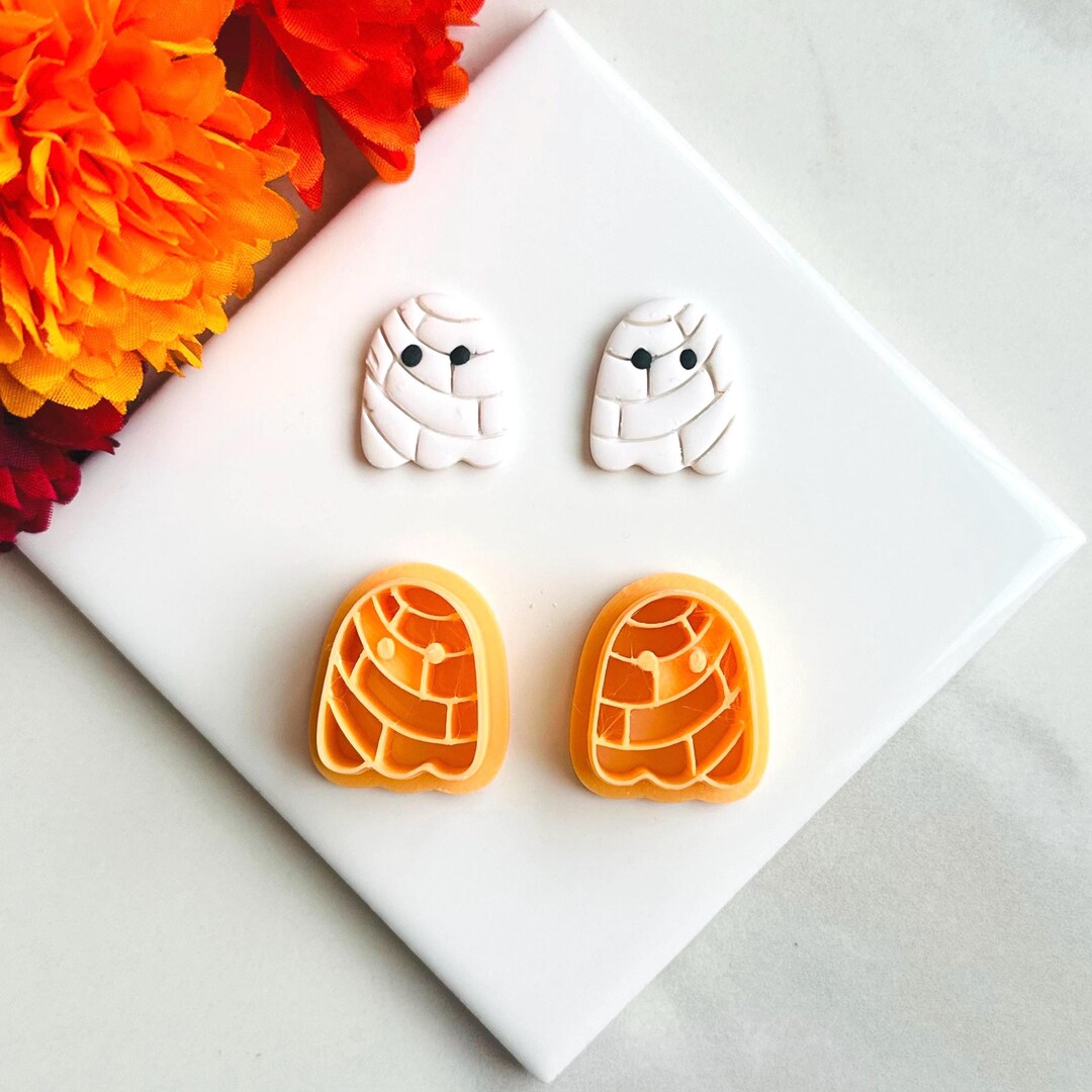 Concha Ghost Clay Cutter: Halloween Polymer Clay Cutters - Etsy