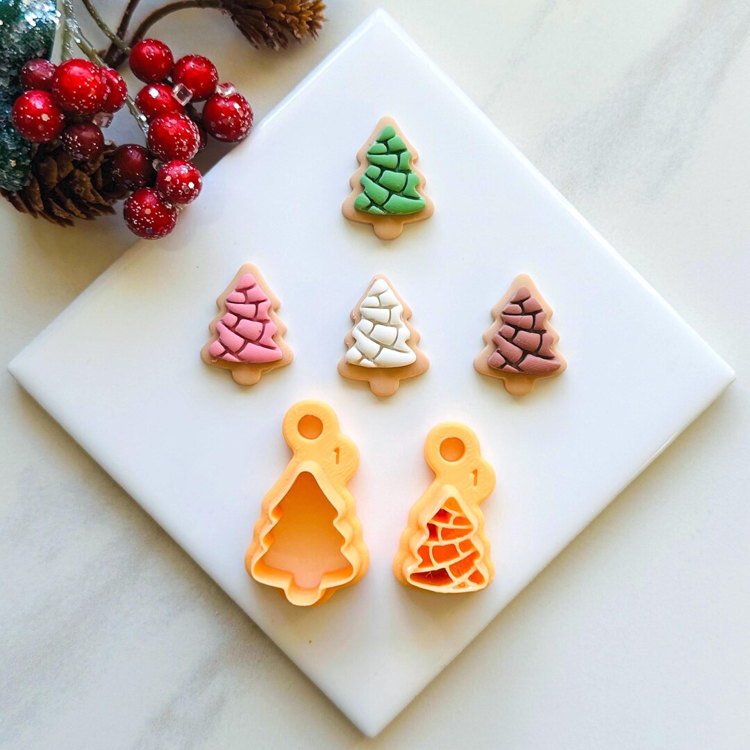 Christmas Tree Clay Cutter: Concha Mexican Design - Etsy