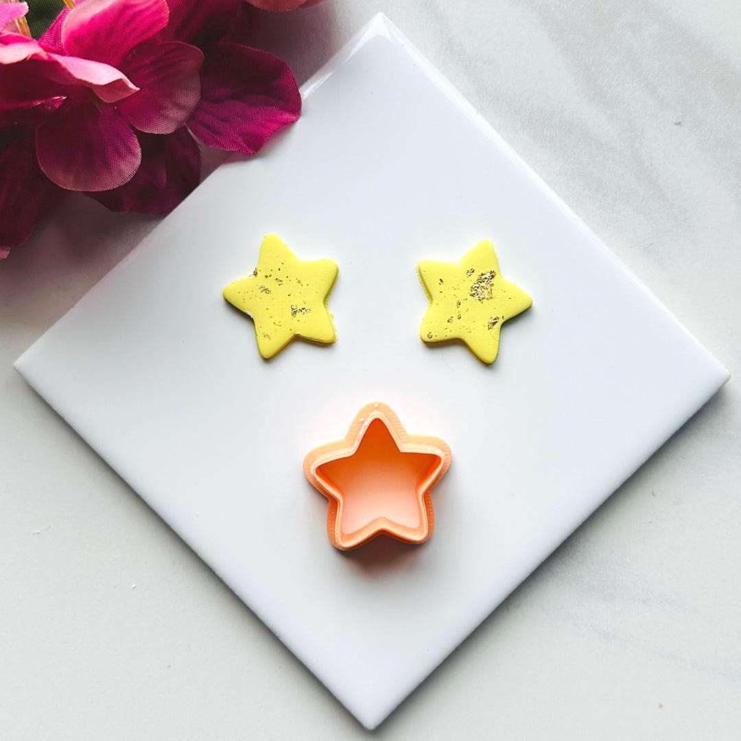 Embossed Star Clay Cutter: Polymer Clay & Christmas Crafts - Etsy