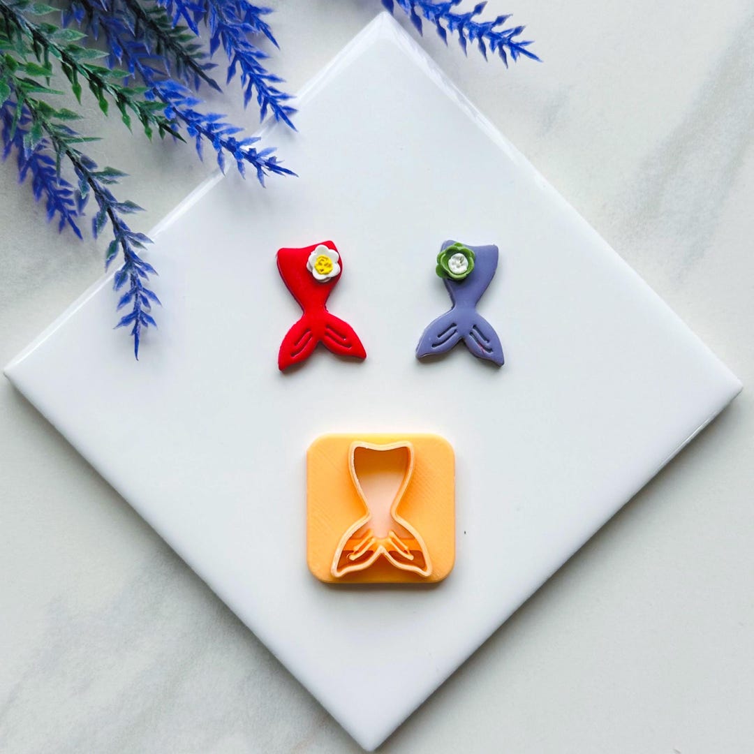 Mermaid Tail Clay Cutter | Ocean Clay Cutter Summer Clay Cutters ...