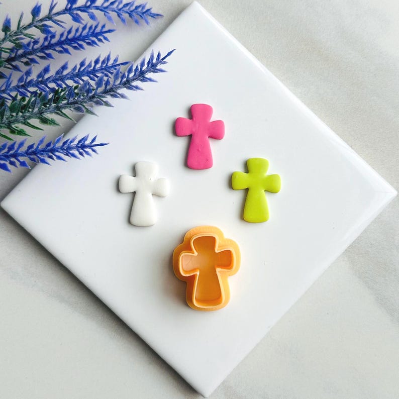 Cross Clay Cutter: Easter, Spring, Christian Clay Cutters - Etsy