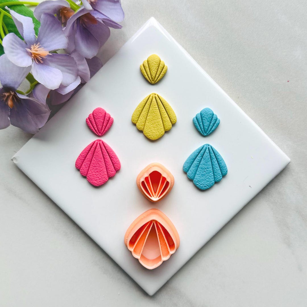 Clam Shell Clay Cutter Set: Beach Theme Polymer Clay Dangles - Etsy