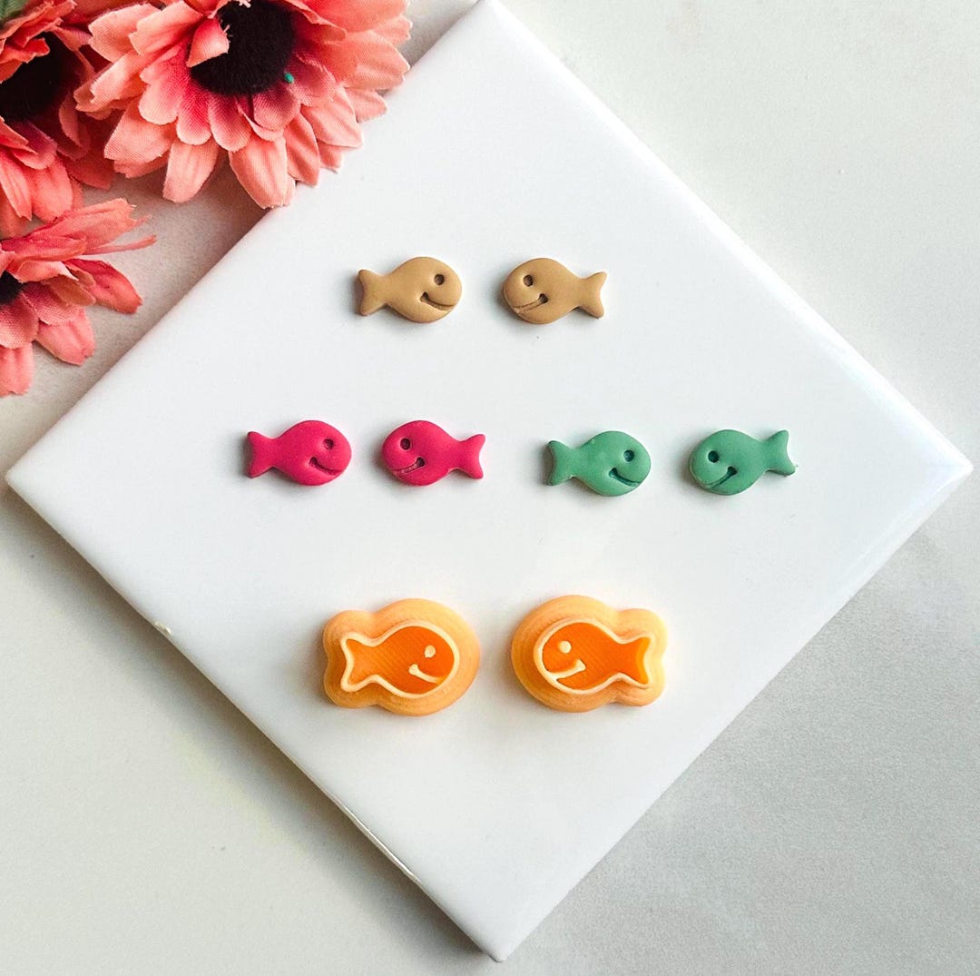 Goldfish Cracker Clay Cutter | Food Clay Cutter Food Clay Cutters ...