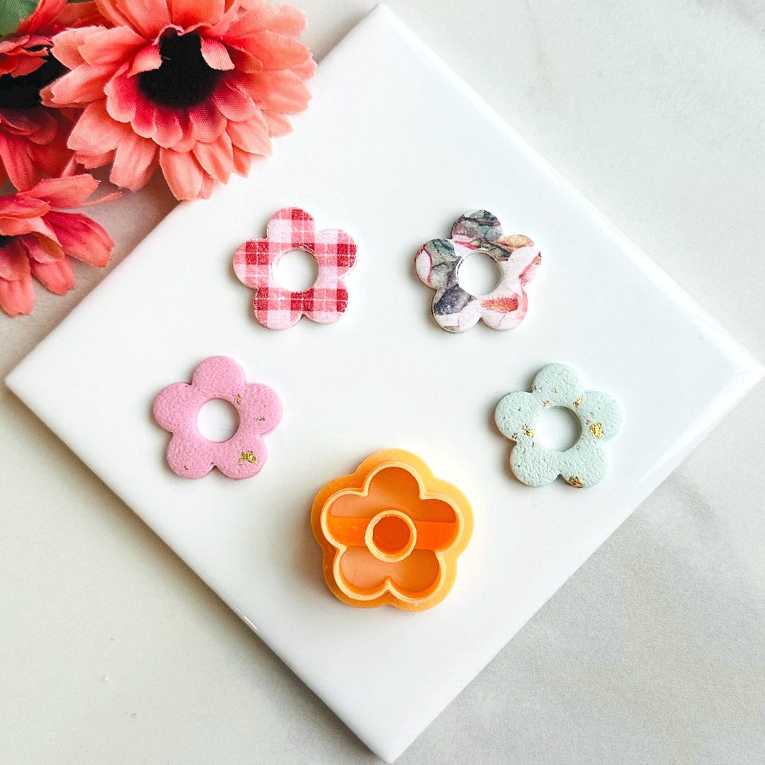 Flower Clay Cutter | Flower Clay Cutter Spring Cutters Polymer Clay ...