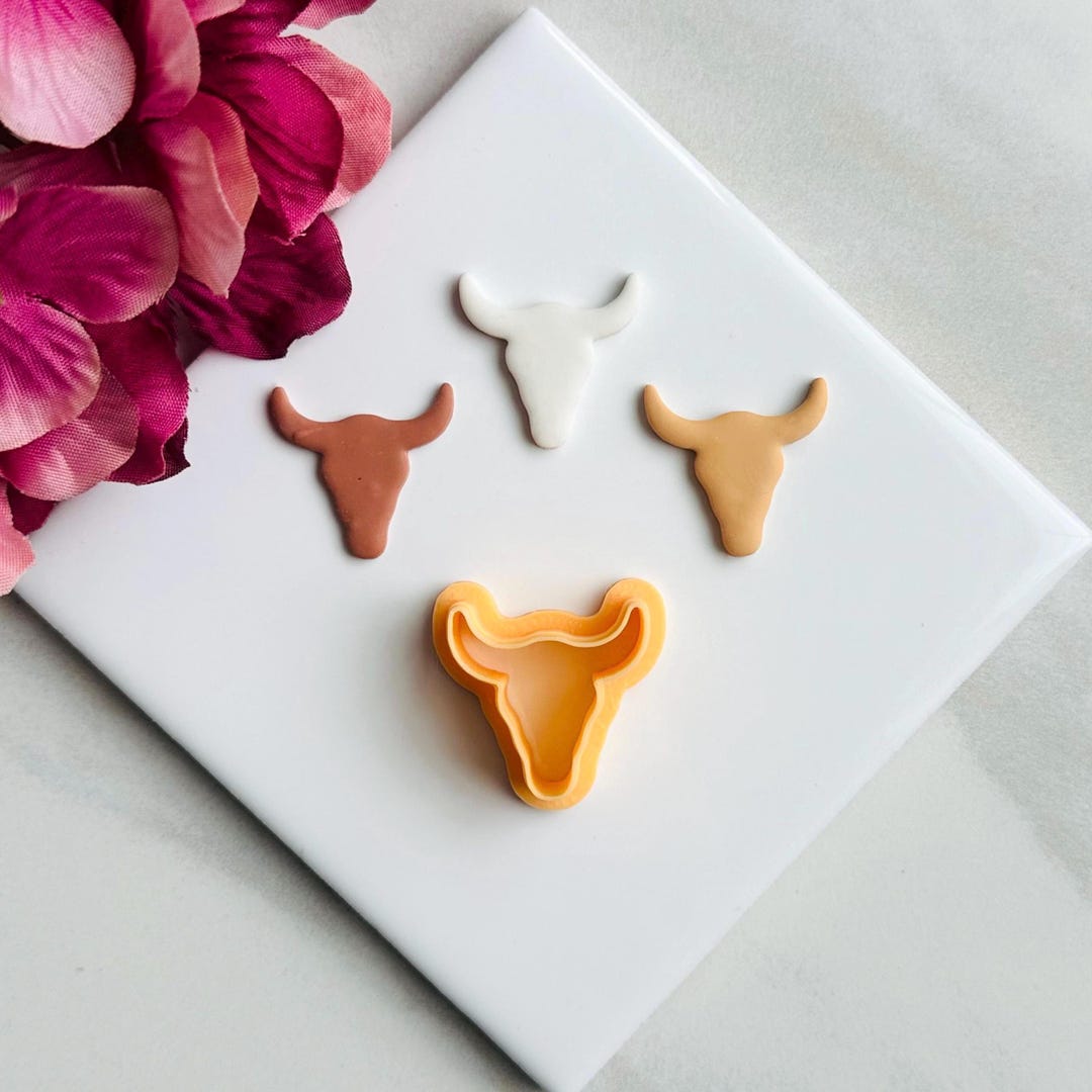 Bull Head Clay Cutter | Animal Clay Cutter Cutters Polymer Clay Cutters ...