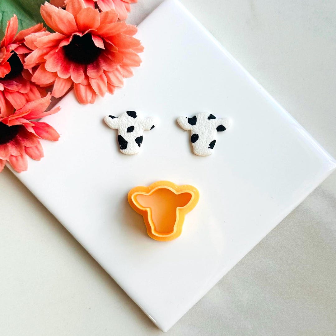 Cow Clay Cutter | Animal Clay Cutter Moo Clay Cutters Polymer Clay ...