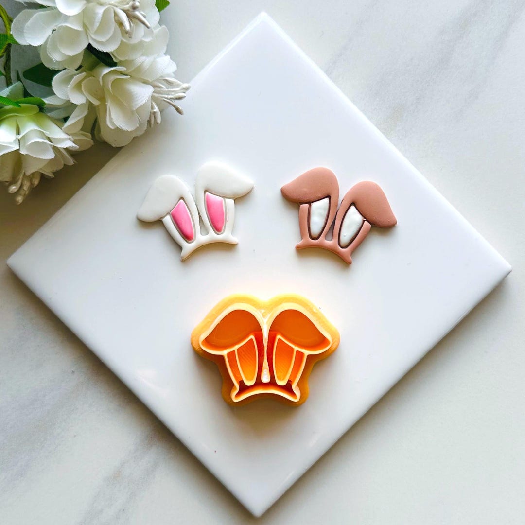 Easter Bunny Ears Headband Clay Cutter | Easter Clay Cutter Cutters ...