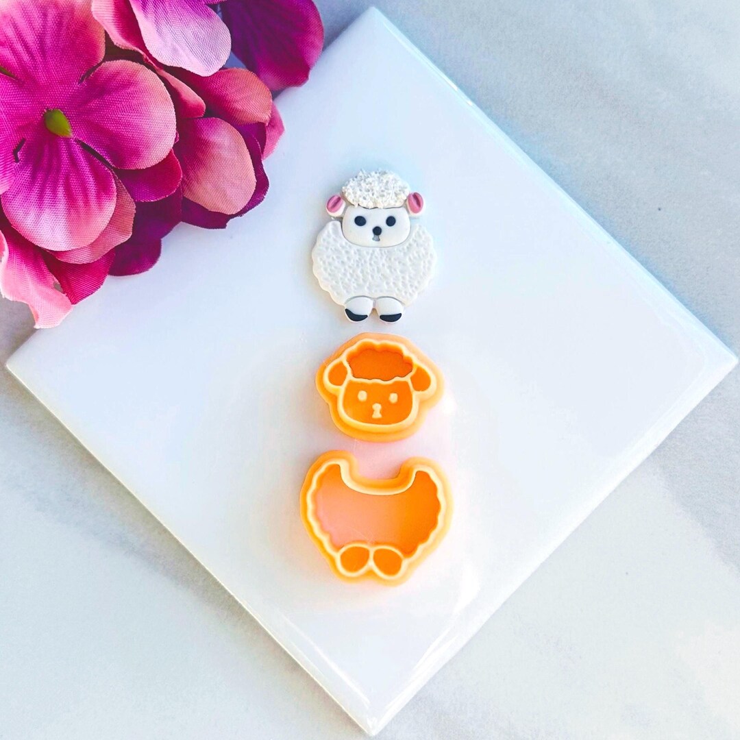Little Lamb Easter Clay Cutter | Easter Clay Cutter L Cutters Polymer ...