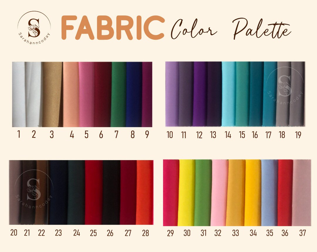 Satin Fabric Samples Fabric Swatches Fabric Sample - Etsy