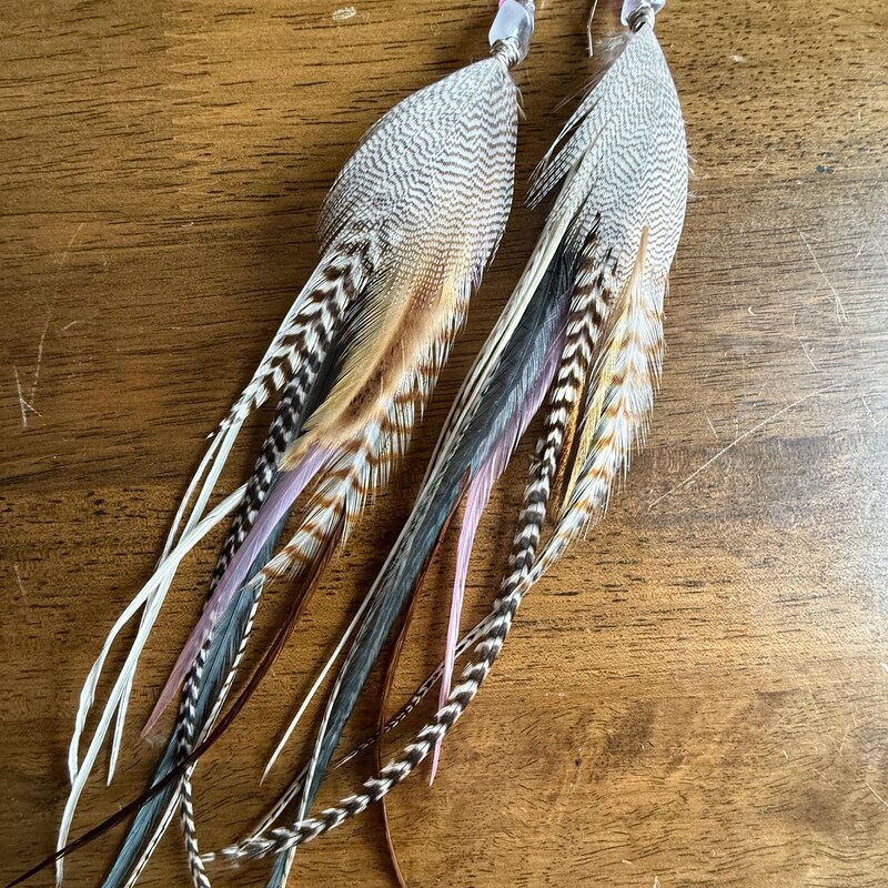 Real Feather Earrings - Etsy