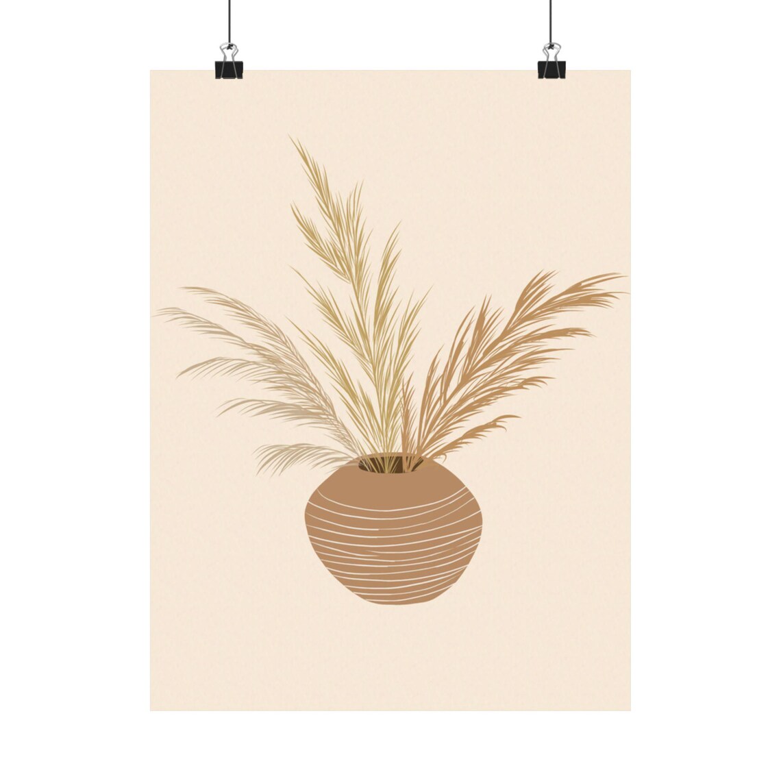 Matte Vertical Boho Themed Posters Plant Poster Positive Vibe Poster ...