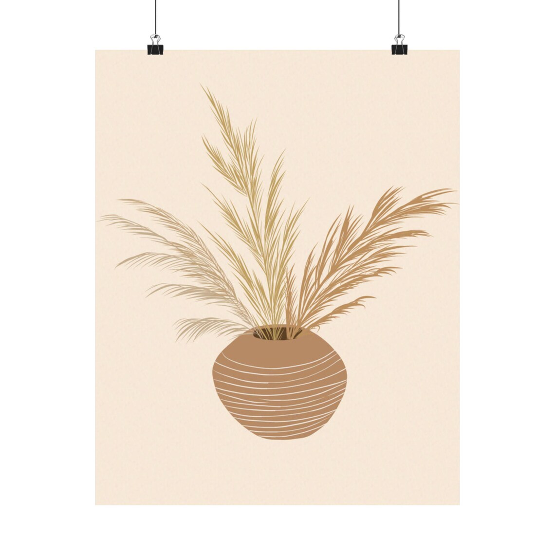 Matte Vertical Boho Themed Posters Plant Poster Positive Vibe Poster ...