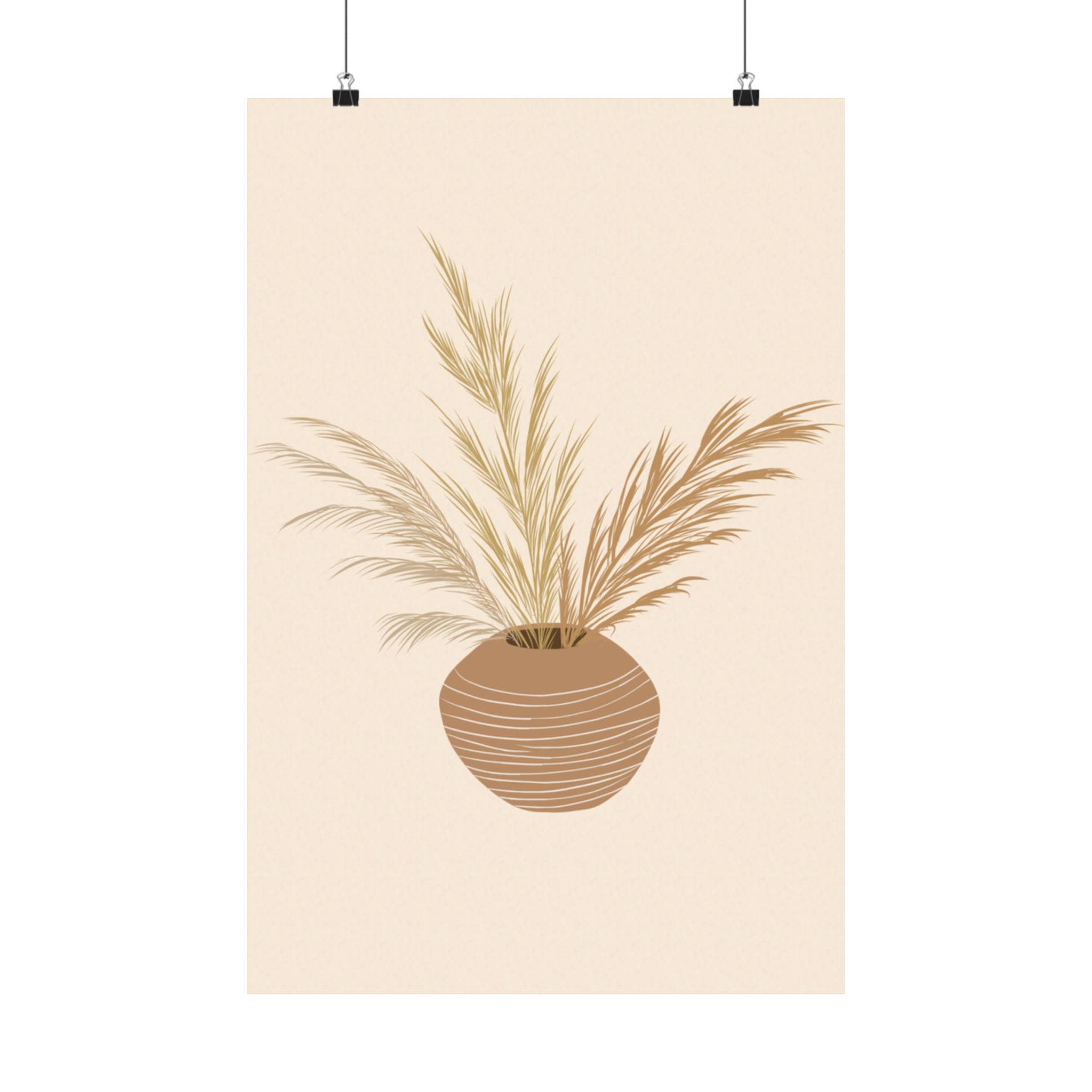 Matte Vertical Boho Themed Posters Plant Poster Positive Vibe Poster ...