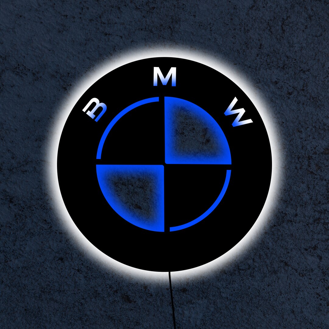 BMW Led Sign, German Car Neon Sign, BMW Home Decor, Garage Wall Art ...