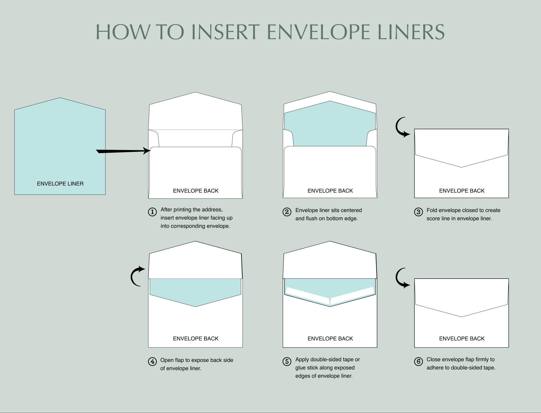 9 Envelope Liner Templates, A7, A7 A6 A2 Euro Flap Liner, A7 A6 A2 ...