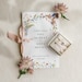 Wild Flower Wedding Booklet Template, Editable Floral Booklet Template ...