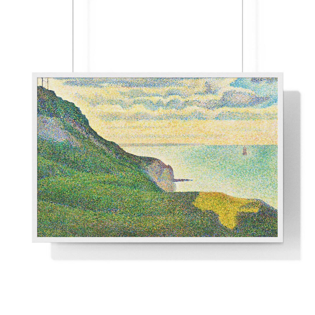 Georges Seurat, Seascape at Port-en-bessin, Normandy, 1888, Art Print ...