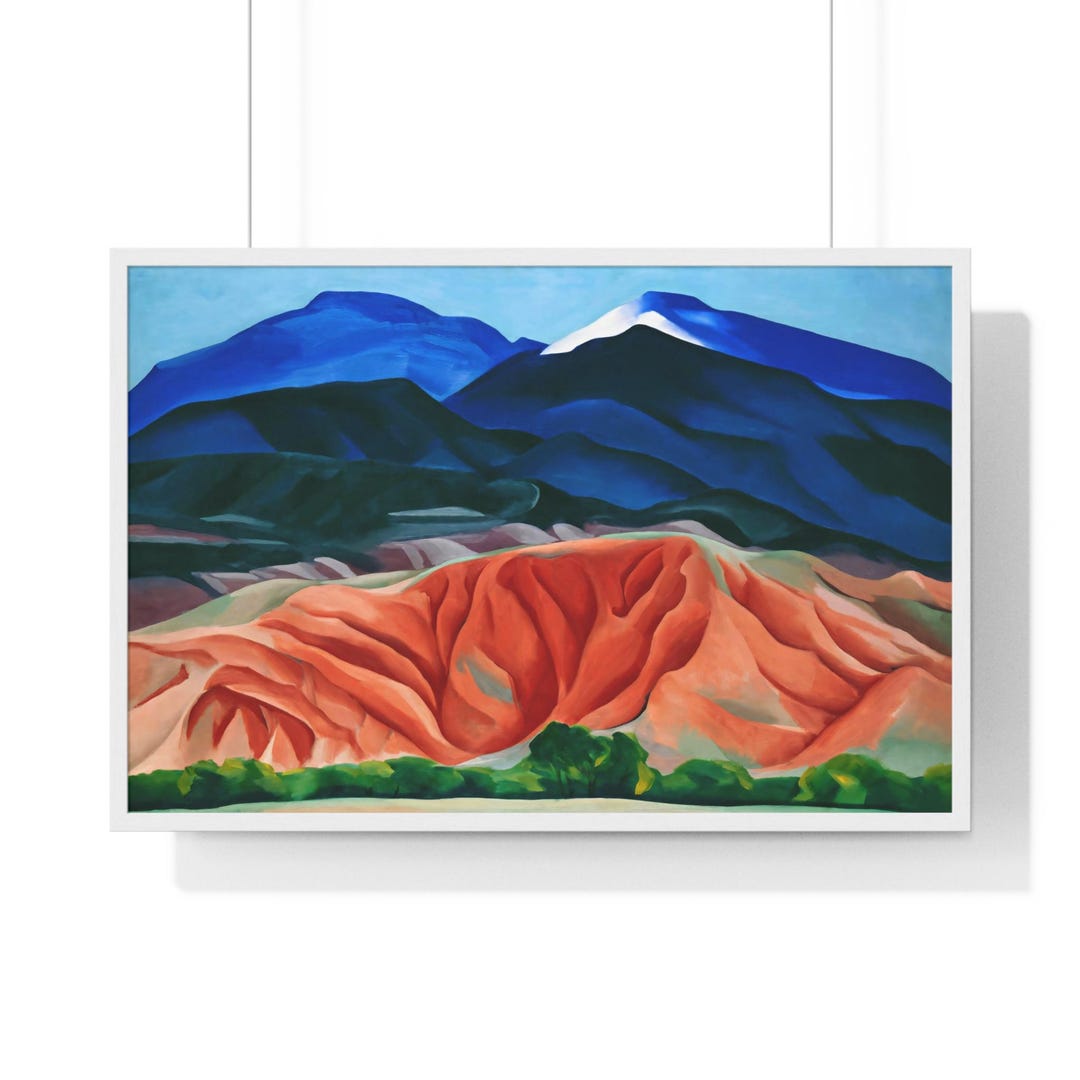 Georgia O'keeffe, Black Mesa Landscape, New Mexico, Art Print, American ...