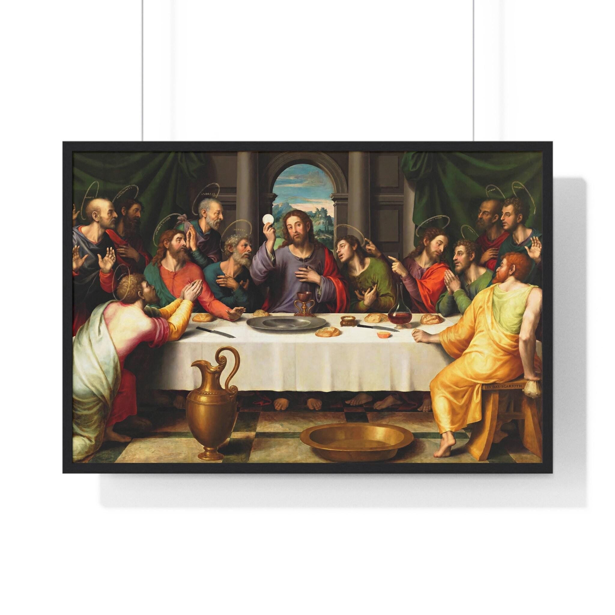 Juan De Juanes, Last Supper, the First Eucharist, 1562, Art Print ...