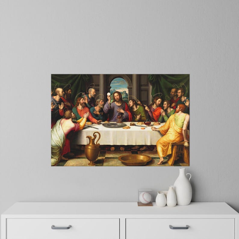 Juan De Juanes, Last Supper, the First Eucharist, 1562, Art Print ...