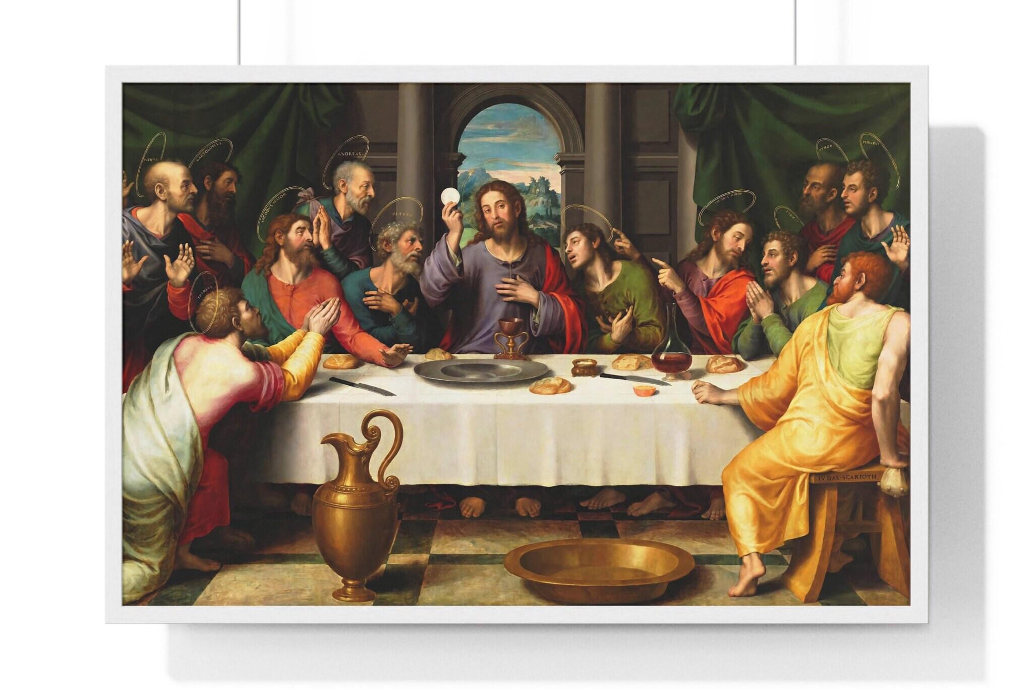 Juan De Juanes, Last Supper, the First Eucharist, 1562, Art Print ...