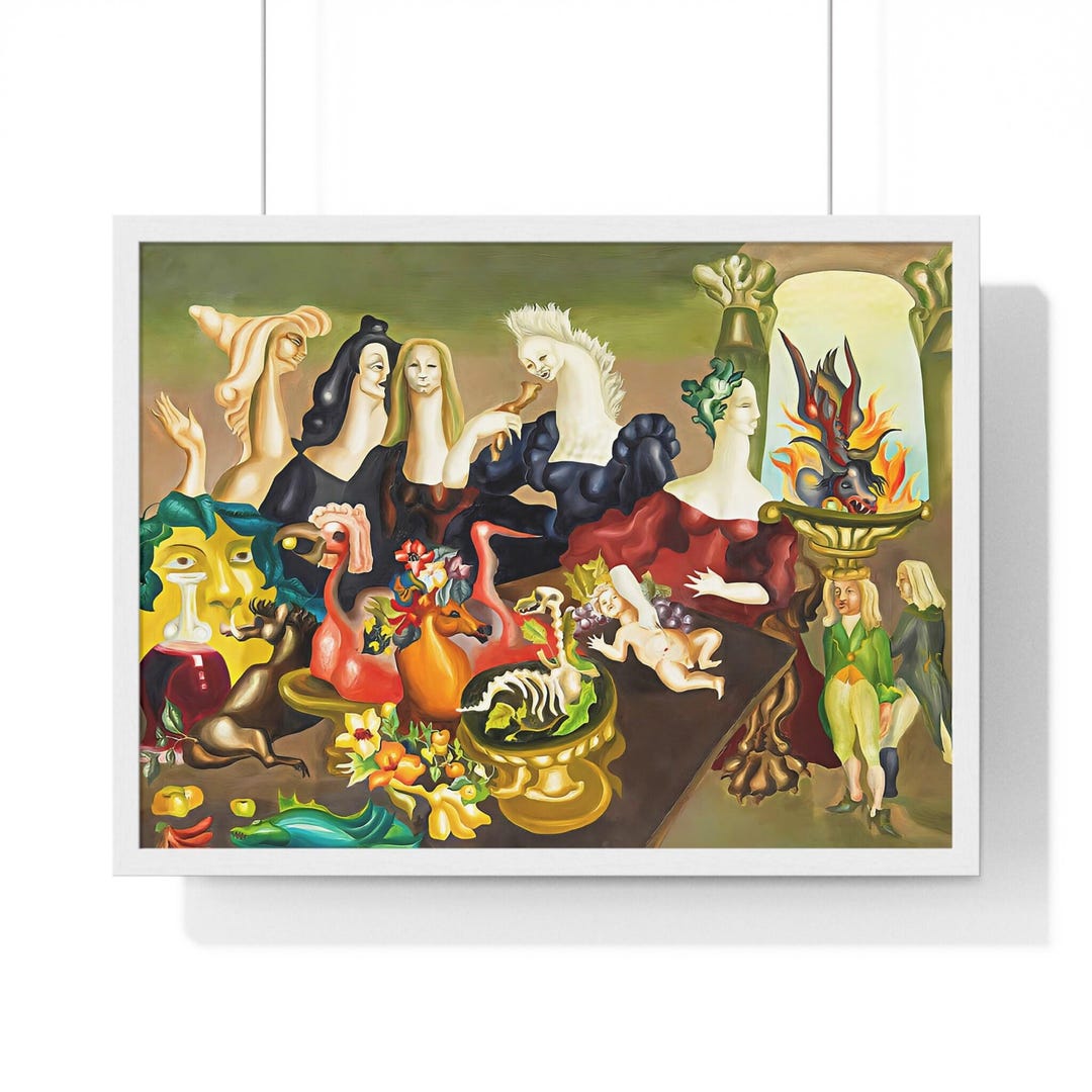 Leonora Carrington 'the Meal of Lord' Art Print Museum-grade Matte ...
