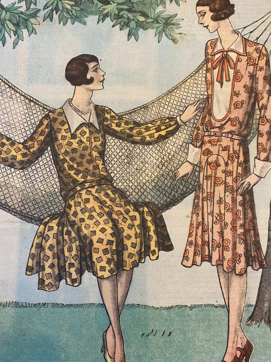 1920s French Fashion Magazine Vintage July SUMMER Le Petit Echo De La ...