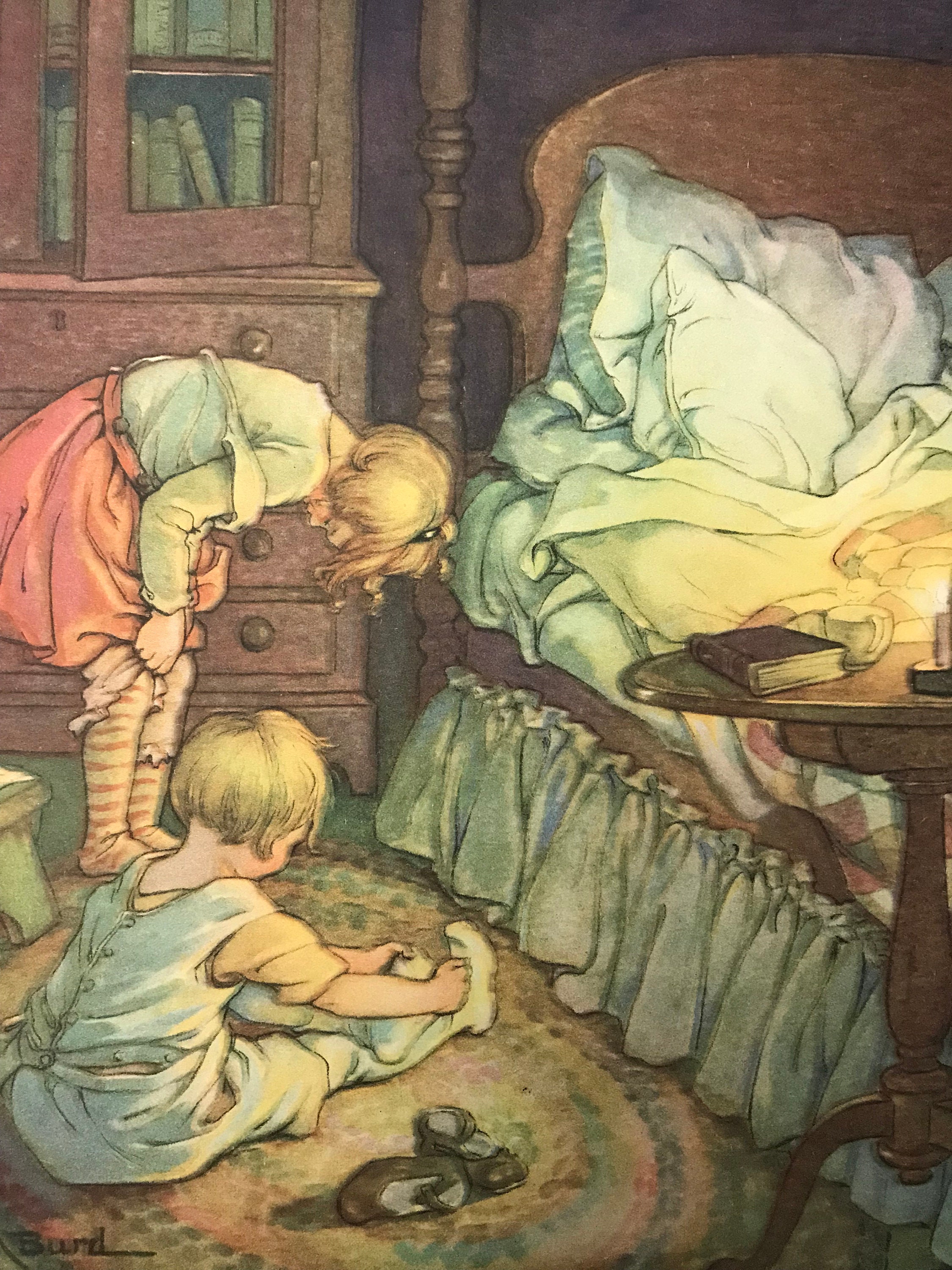 Clara M Burd Vintage Print 1930 Childrens Book Print Dress by ...