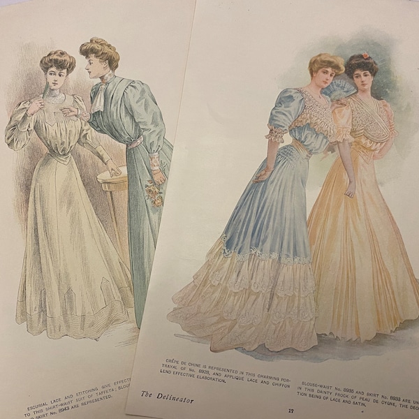 Fancy 1900s Dress - Etsy