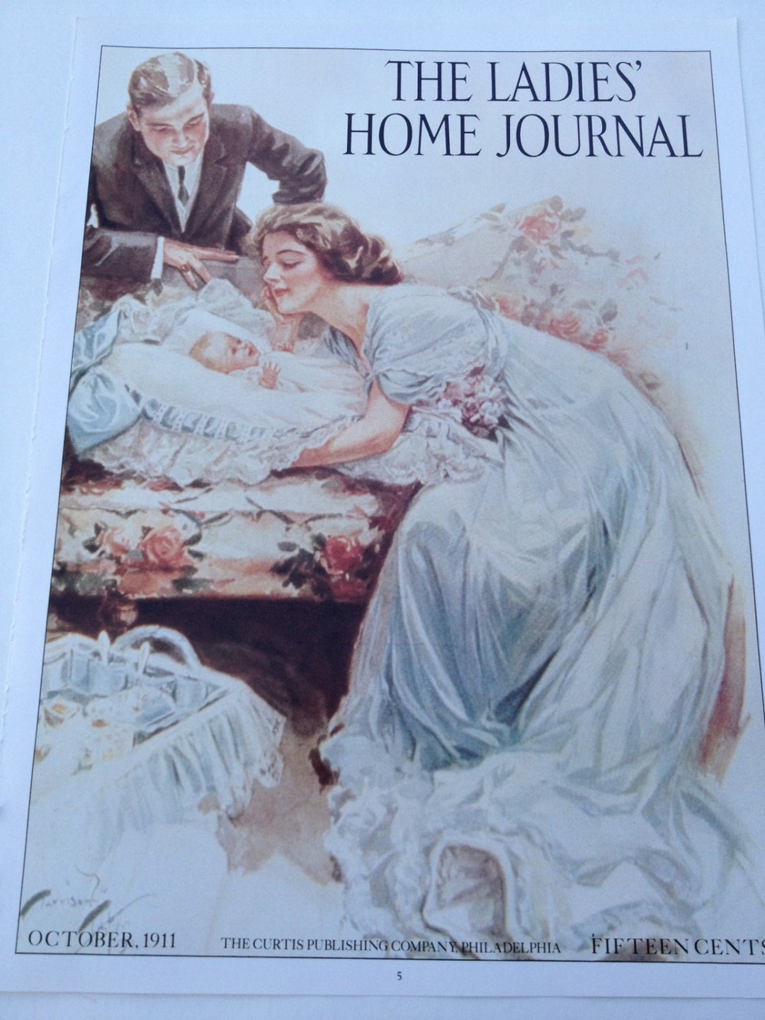 Ladies Home Journal Cover Print, 1911 "bundle of Joy" Vintage Poster by ...