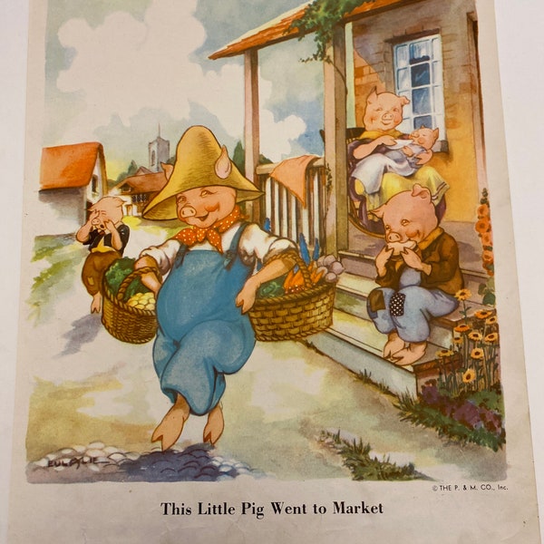 Pig Went to Market - Etsy