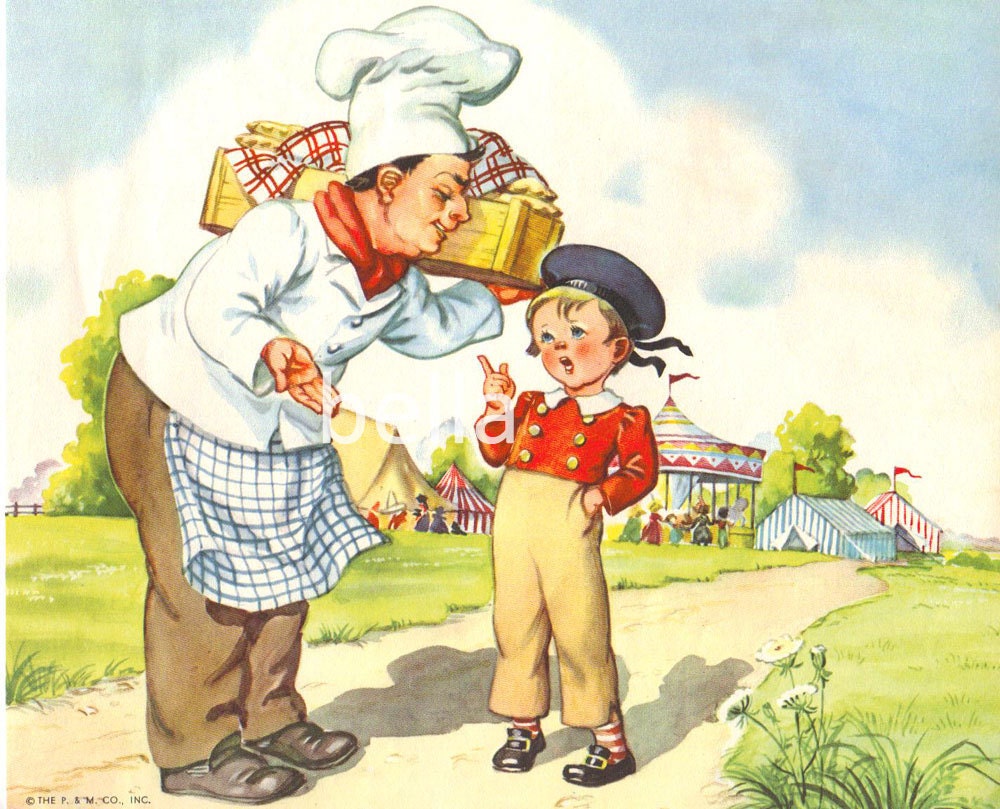 Simple Simon Met a Pieman Mother Goose Nursery Rhymes Illustration by ...