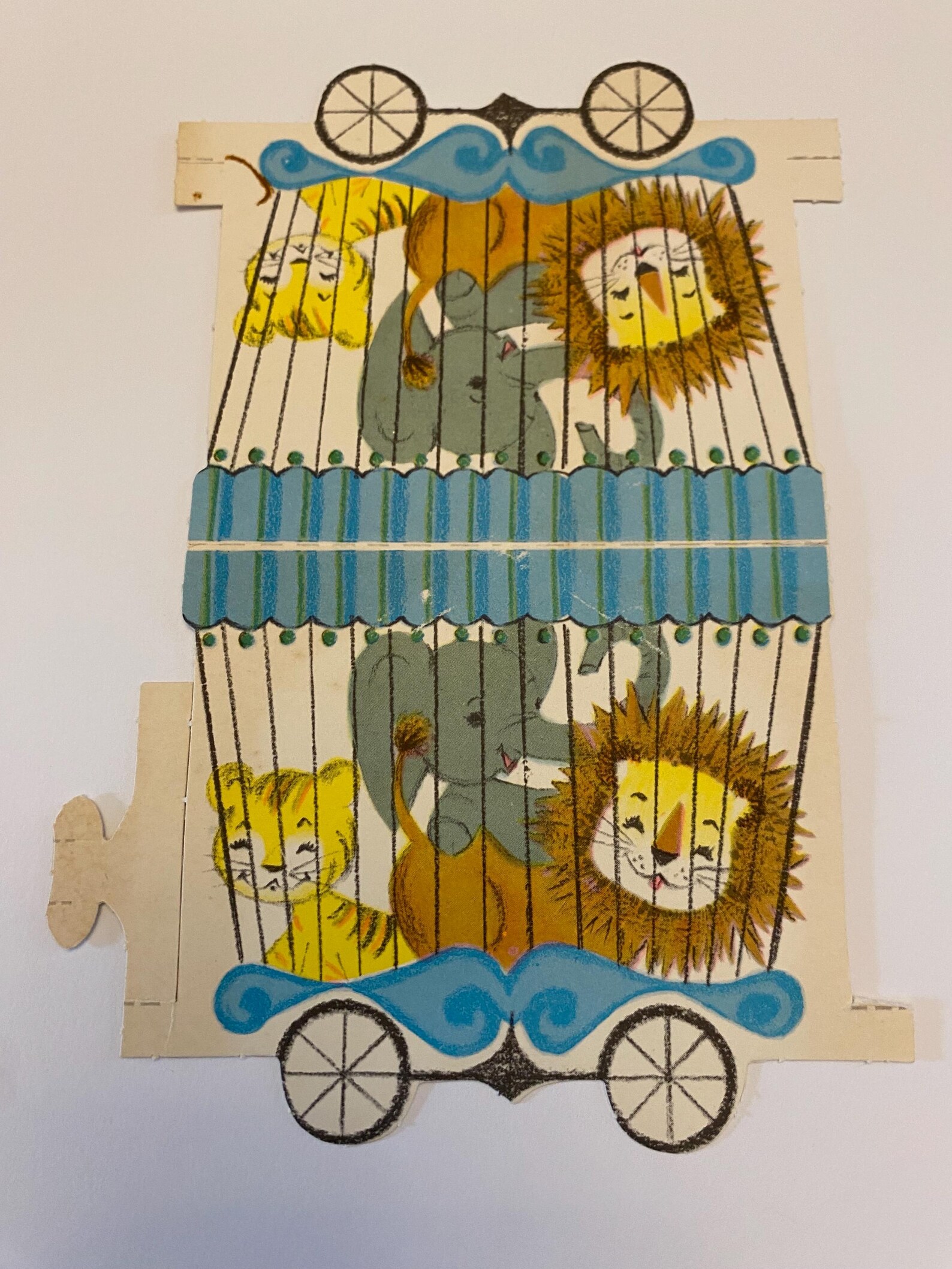 Vintage CIRCUS Train Cut Outs Decorating Circus Party Decorations ...