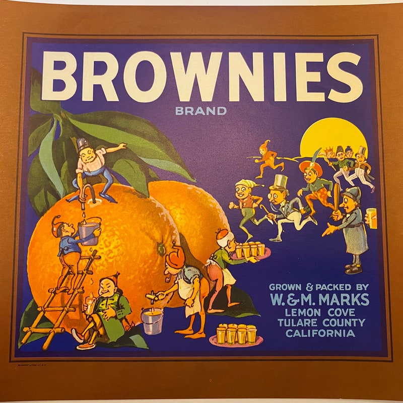 Orange Crate Labels - Etsy