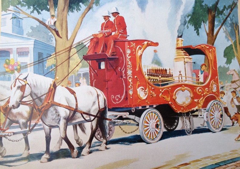 Vintage CIRCUS Parade Illustrations Prints - Etsy