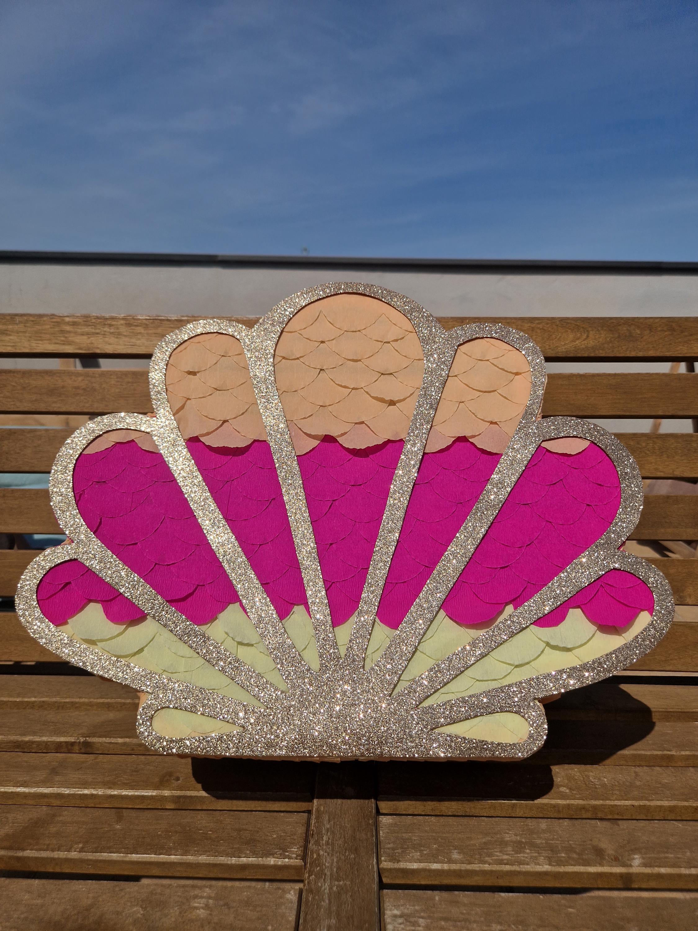 Handmade Seashell Piñata for Birthday Parties, Kids Parties, Weddings ...