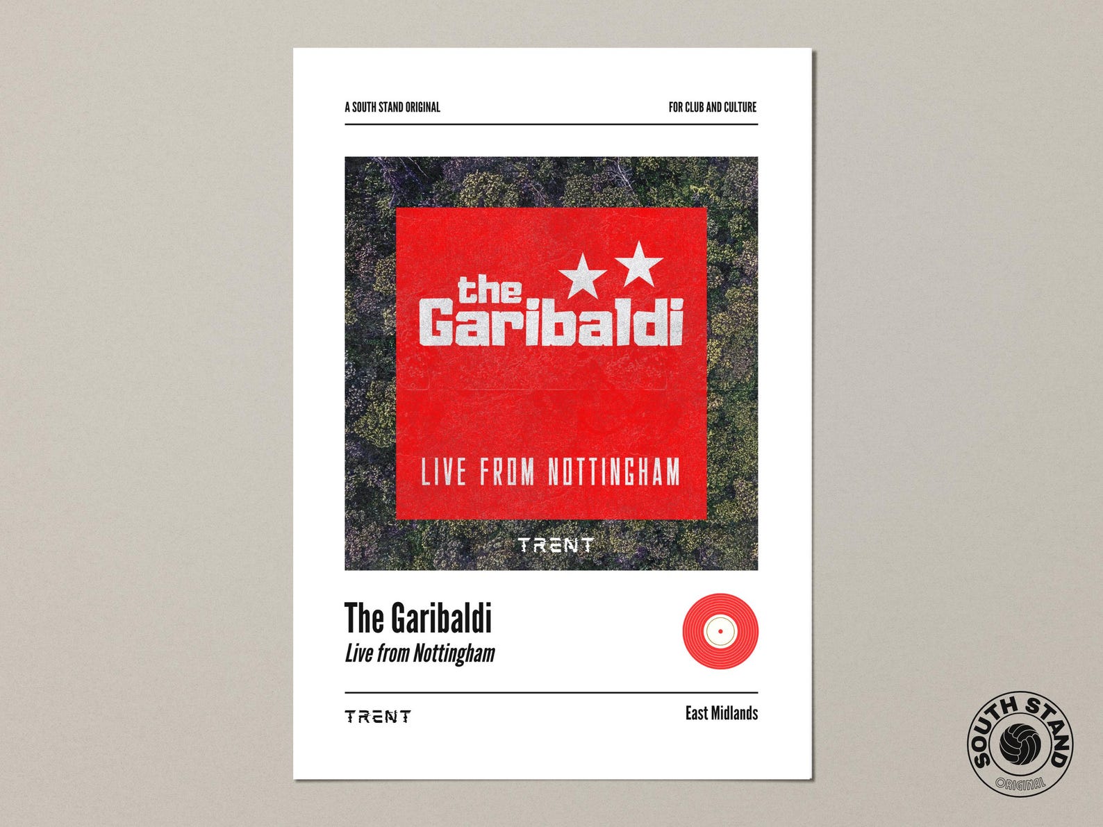 Nottingham Forest Themed Album Cover Print (A4, A3, A2) - Etsy