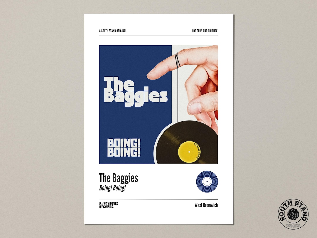 West Brom Themed Album Cover Print (A4, A3, A2) - Etsy