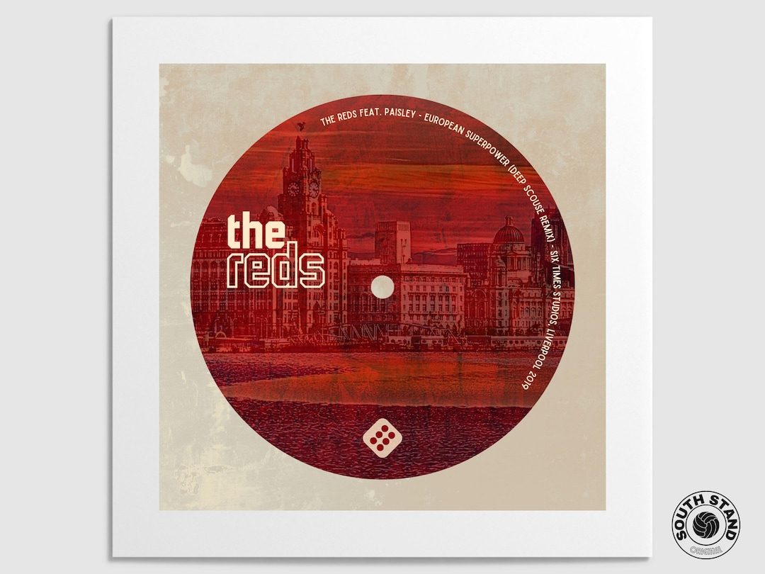 Liverpool FC Themed Album Cover Print (square) - Etsy