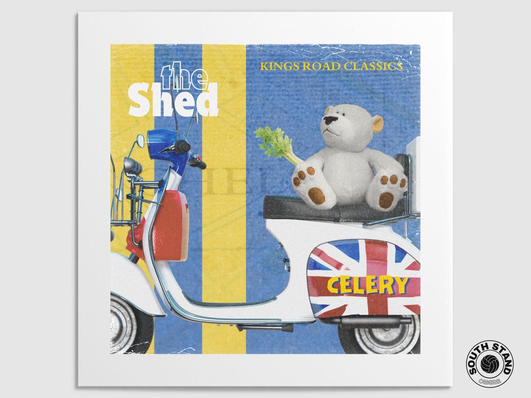 Chelsea FC Themed Football Album Cover Poster Print (square) - Etsy