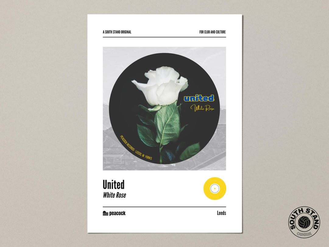 Leeds United Themed Album Cover Print (A4, A3, A2) - Etsy