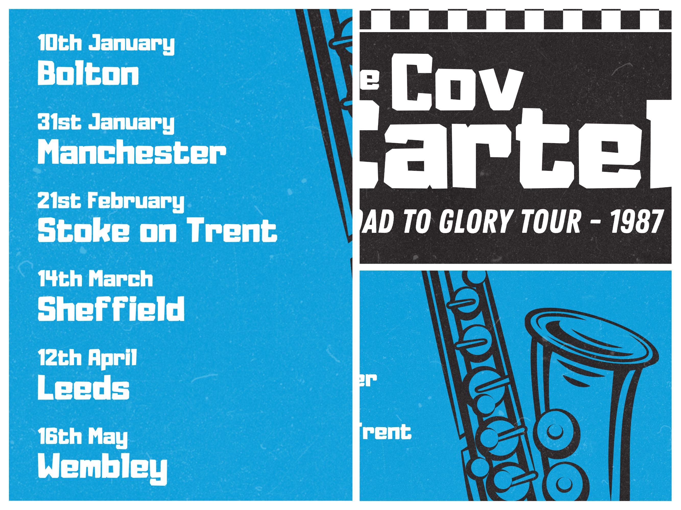 Coventry City FA Cup Themed Tour Poster Print (A4, A3, A2) - Etsy