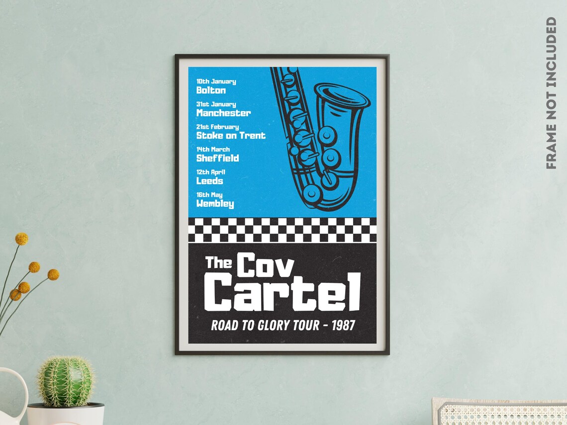 Coventry City FA Cup Themed Tour Poster Print (A4, A3, A2) - Etsy