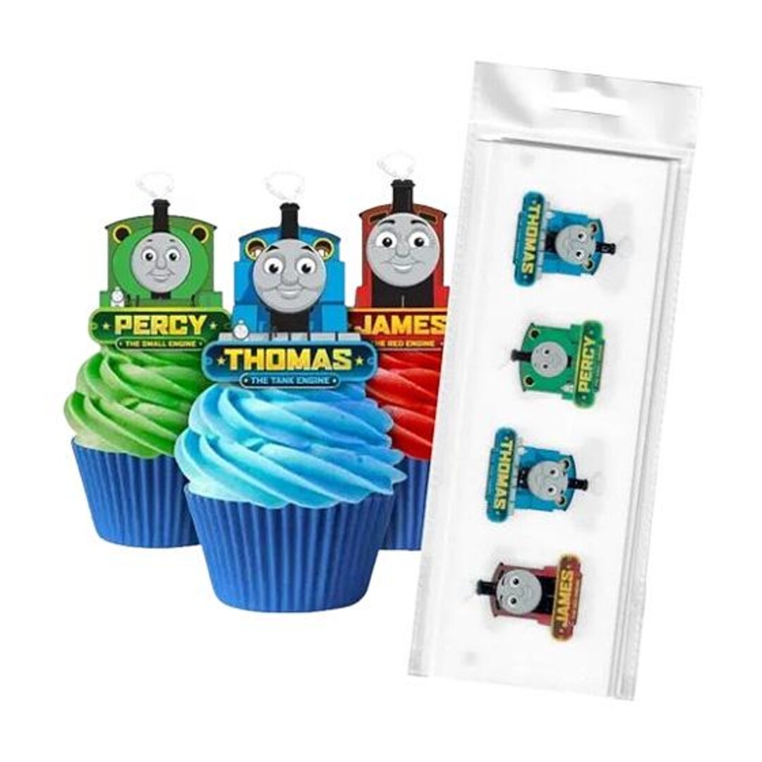 Thomas & Friends Wafer Cupcake Toppers X 16 - Etsy