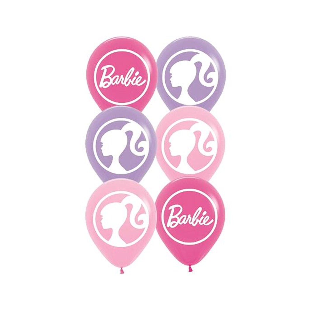 Barbie Balloons Pack of 6 - Etsy