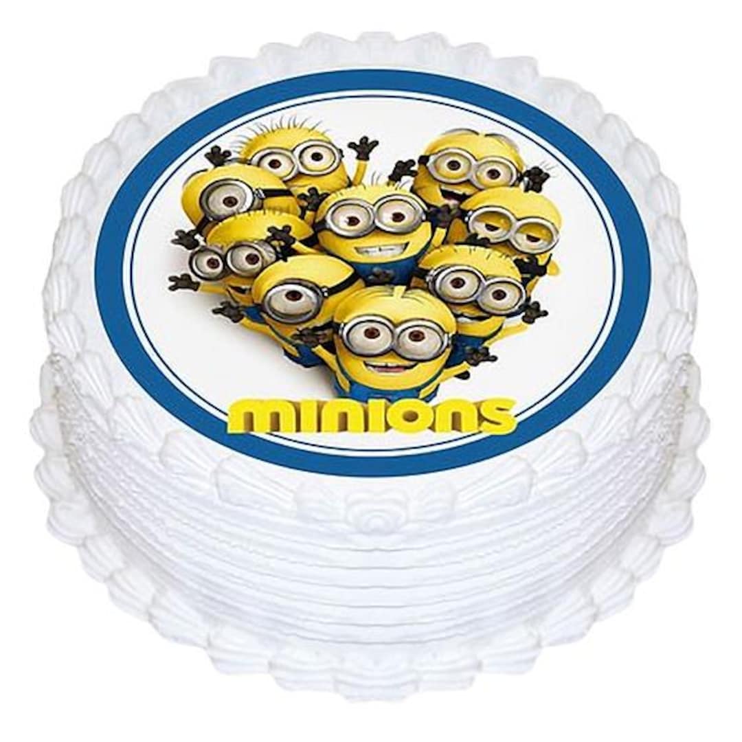 Minions Edible Image 16cm Round - Etsy