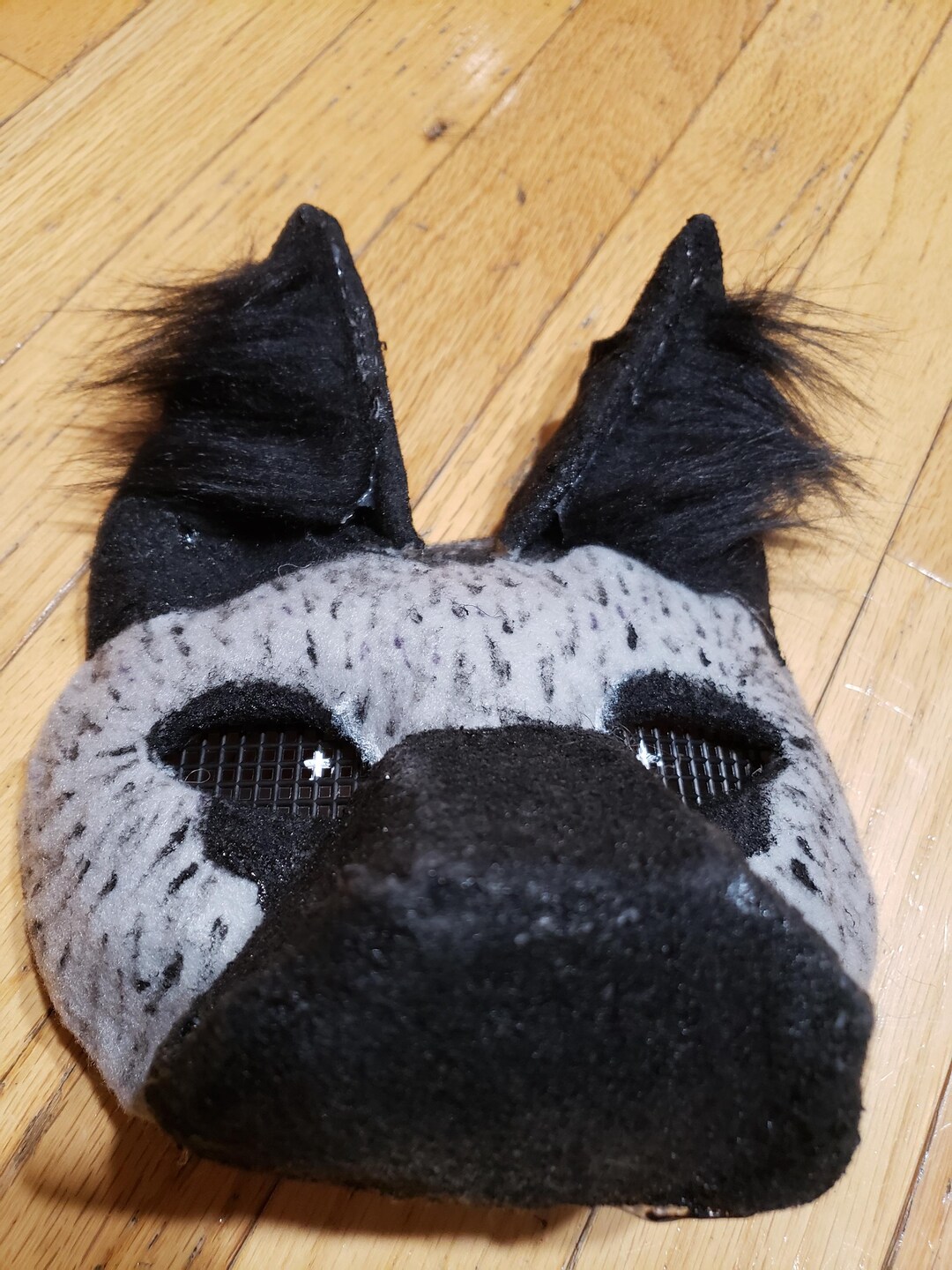 Silver Fox Mask - Etsy